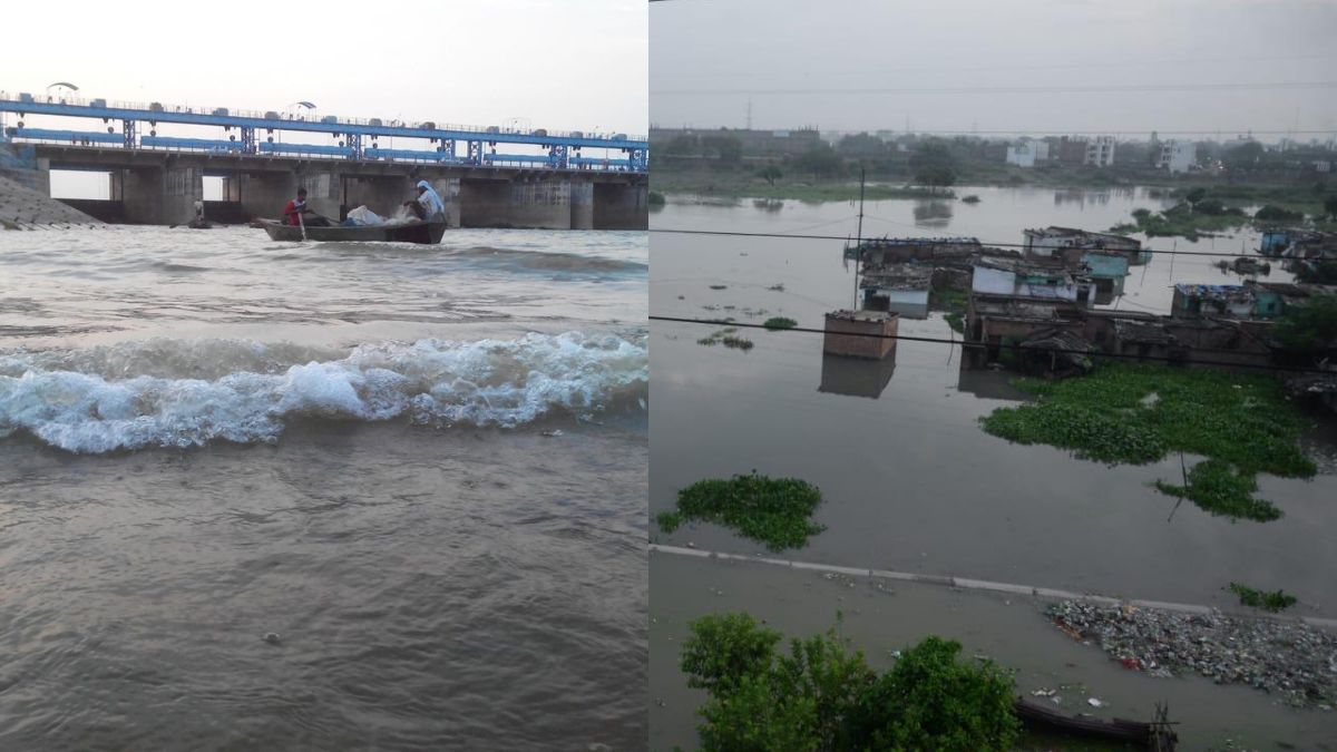 Along With The Ganges The Pandu River Is Also In Spate The Water Level ...