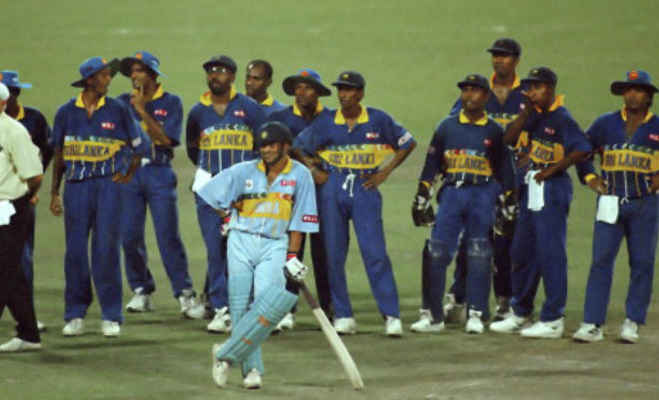 Controversial 13 March 1996 World Cup Semi Final Match India Vs Sri ...