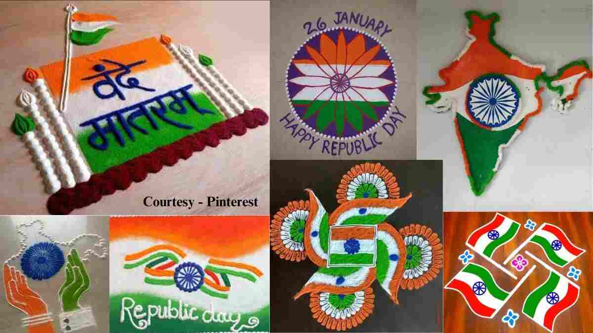 Republic Day Easy Rangoli Designs 2024 Here Are Some Latest Tri Colour ...