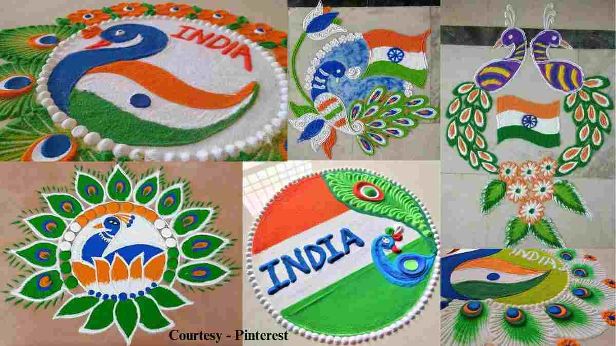 Republic Day Easy Rangoli Designs 2024 Here Are Some Latest Tri Colour ...