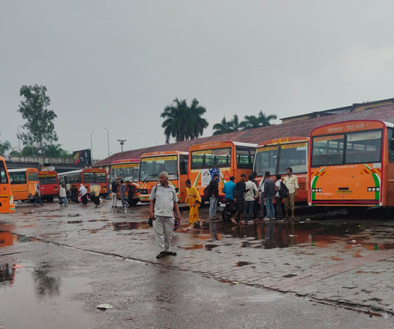 Bus Operations Started From Old Bus Stand, Relief To Passengers ...
