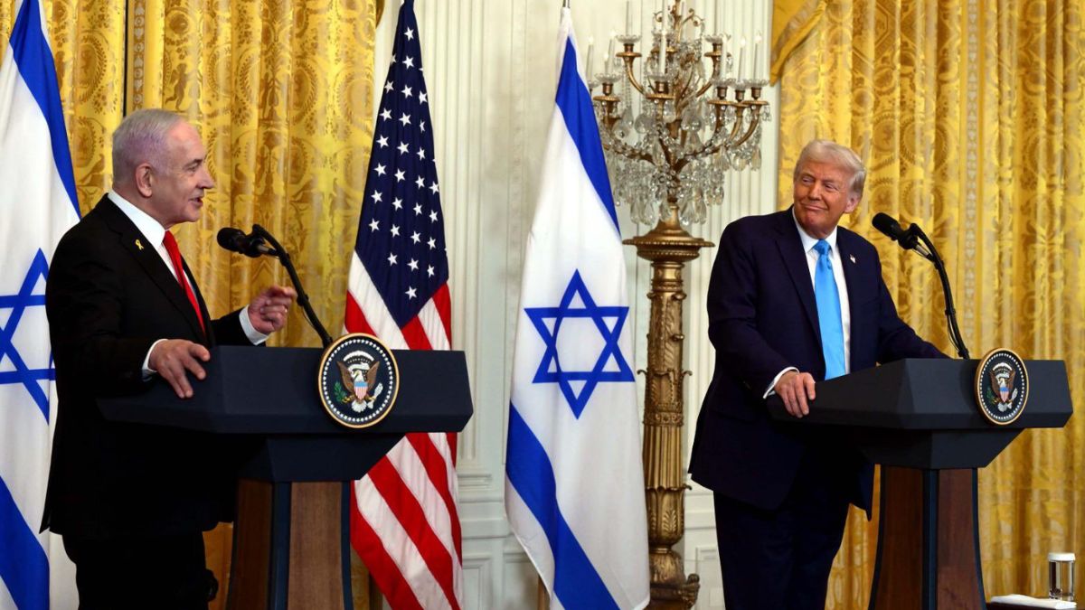 Israeli Prime Minister Benjamin Netanyahu Meet US President Donald ...