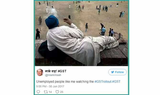 GST Rollout Most Funny Twitter Memes And Jokes- GST लॉन्‍च पर आई जोक्‍स ...