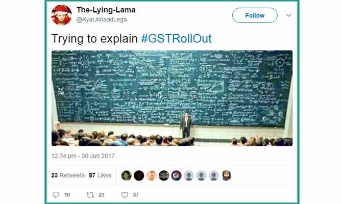 GST Rollout Most Funny Twitter Memes And Jokes- GST लॉन्‍च पर आई जोक्‍स ...