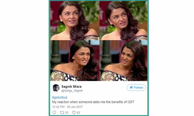 GST Rollout Most Funny Twitter Memes And Jokes- GST लॉन्‍च पर आई जोक्‍स ...