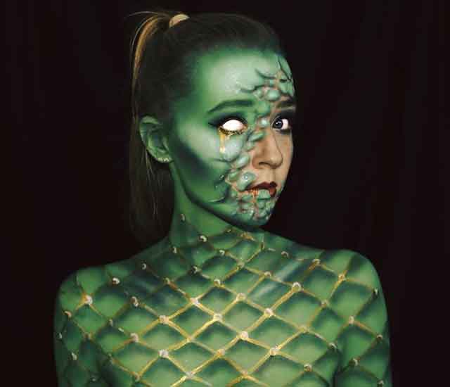 This 16 Year Old Cute Girl Turns Herself Into Monsters And It Is ...
