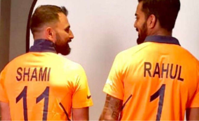 Icc World Cup 2019 Bcci Officially Unveils India Away Orange Jersey