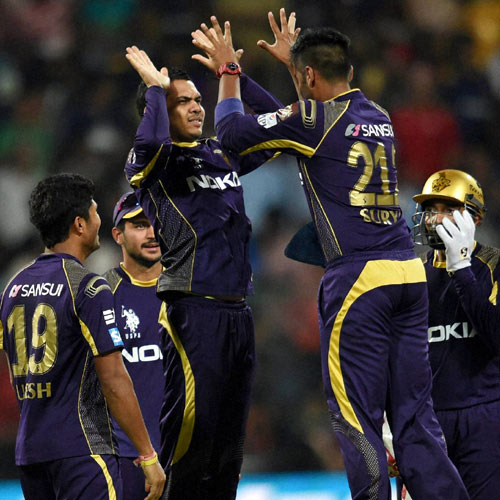 KKR Celebrates After Winnig The IPL 7, Photo Gallery Inext Live